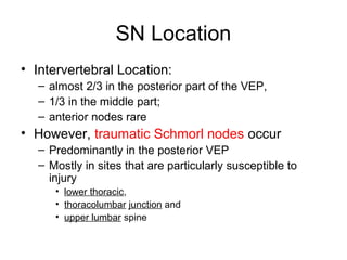 Schmorl’s nodes (spine 2010) | PPT