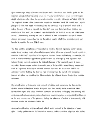 Environmental Ethics Lecture | DOCX