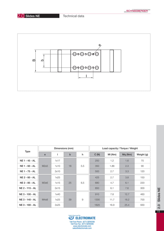 Schneeberger positioning tables_catalog | PDF