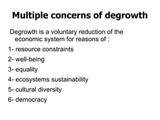 Introduction to Degrowth | PDF