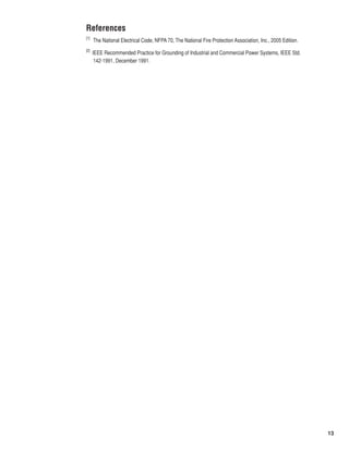 Schneider system grounding | PDF