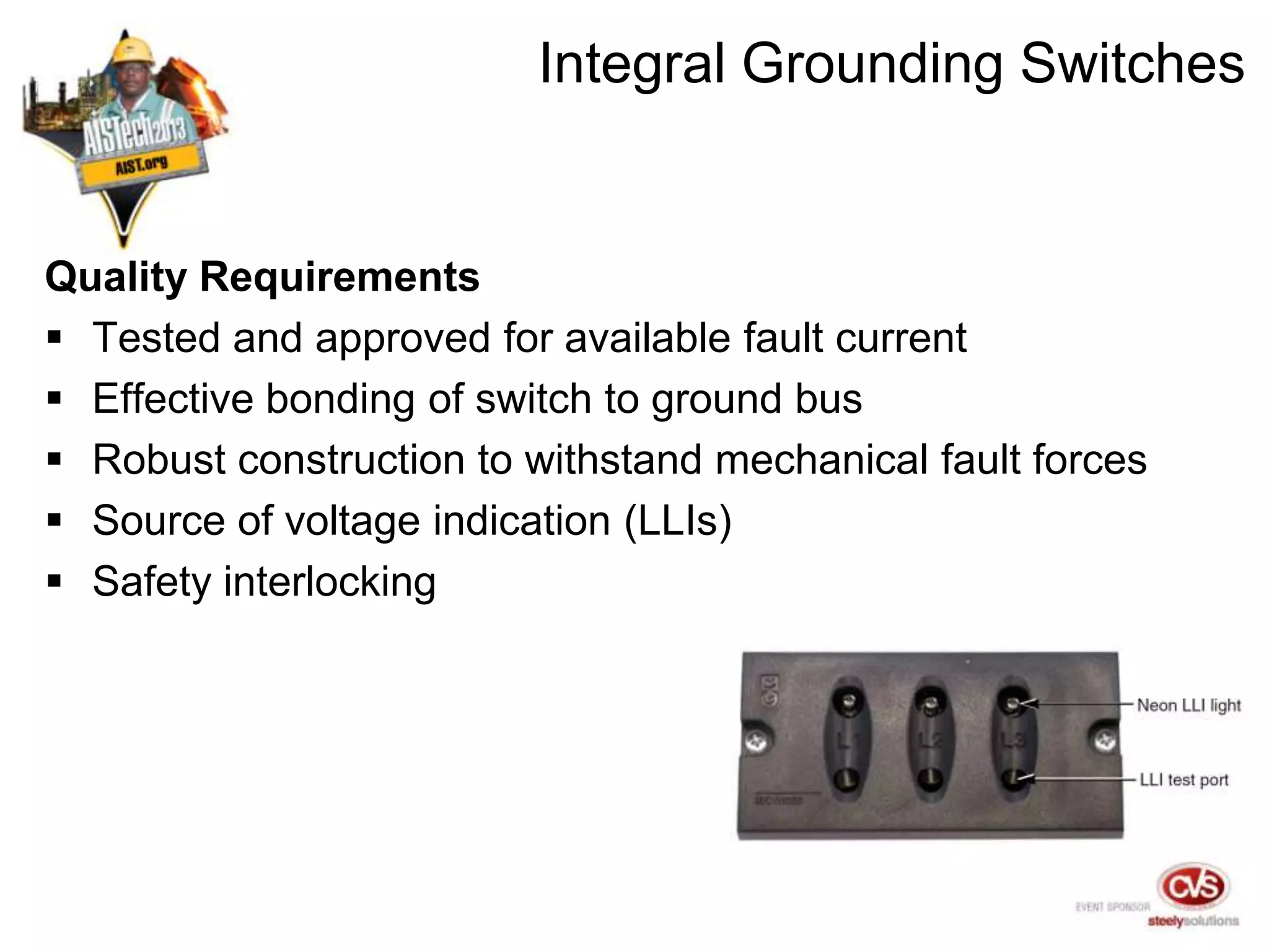 New Approaches for Maintenance Grounding in Medium Voltage Switchgear ...
