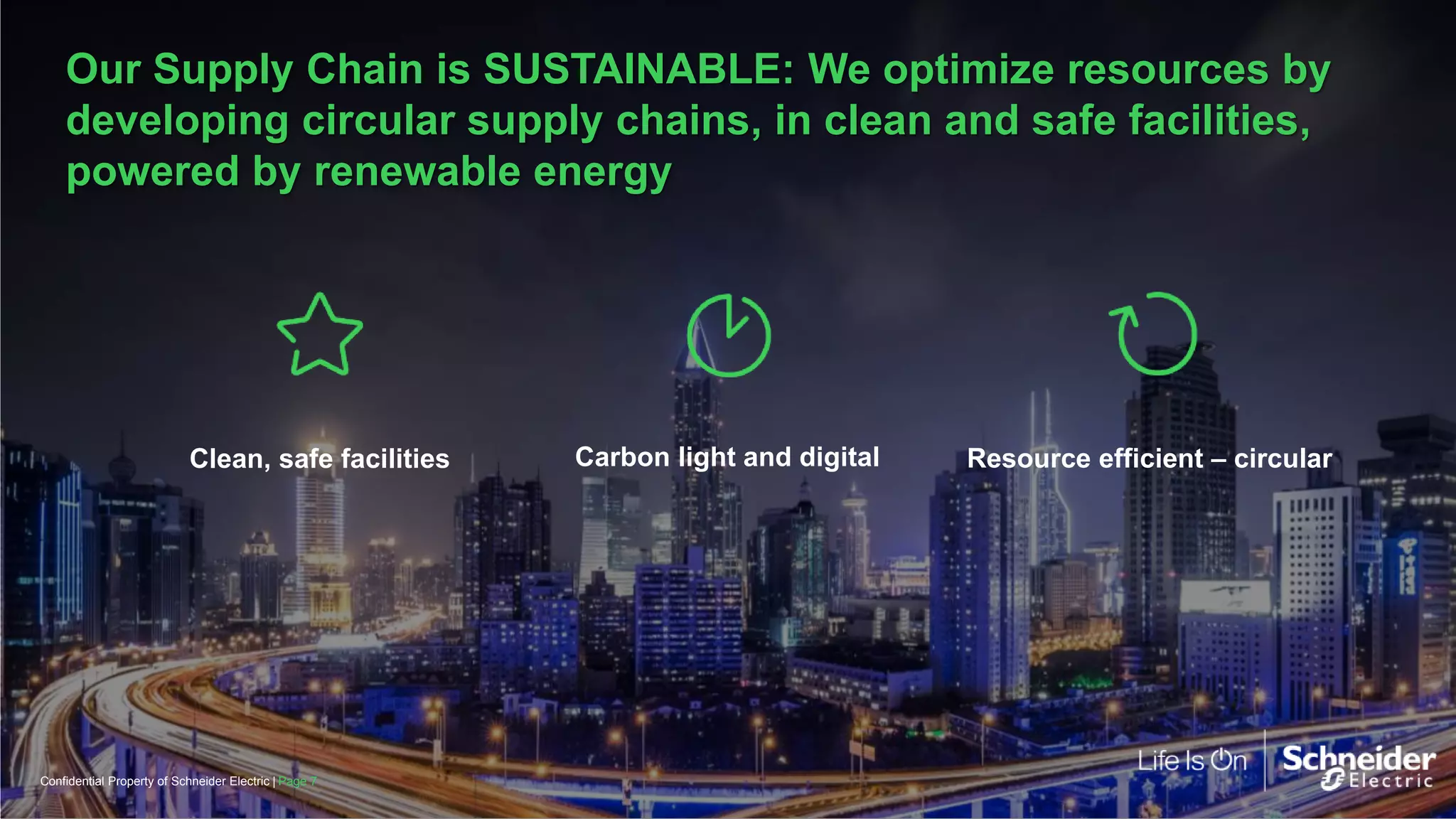 Schneider Electric Presentation at Supply Chain Insights Global Summit ...