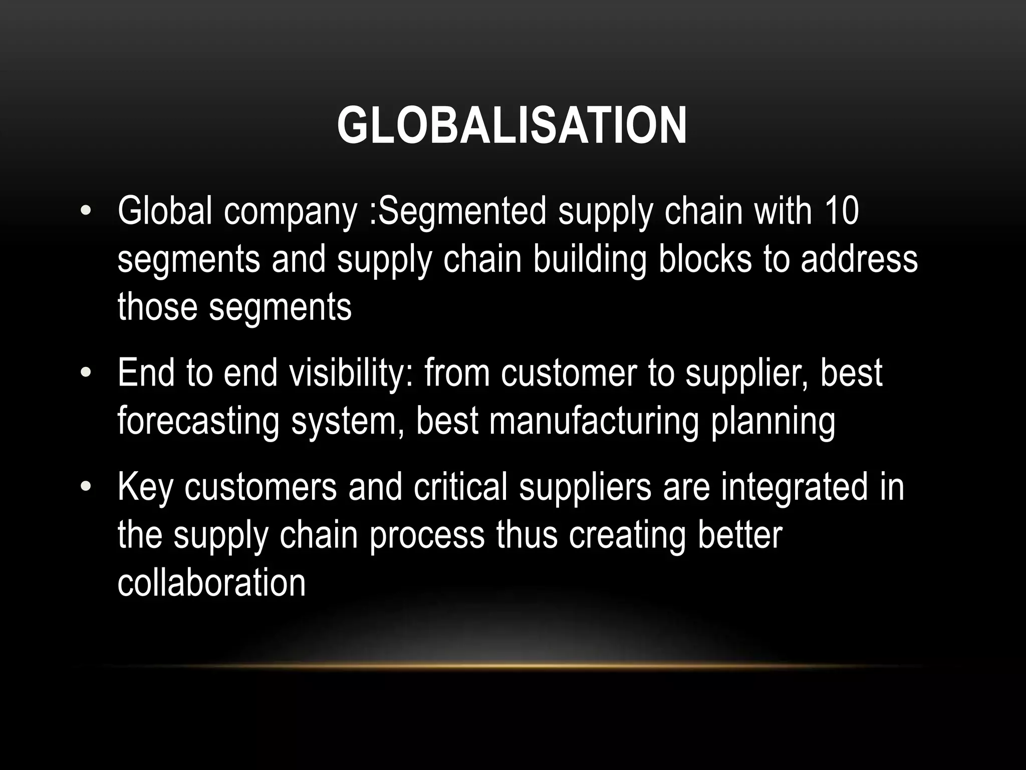 Schneider electrics – a global vision of supply chain excellence | PPT