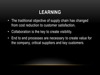 Schneider electrics – a global vision of supply chain excellence | PPTX
