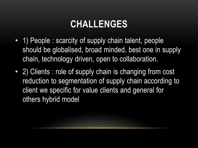 Schneider electrics – a global vision of supply chain excellence | PPT