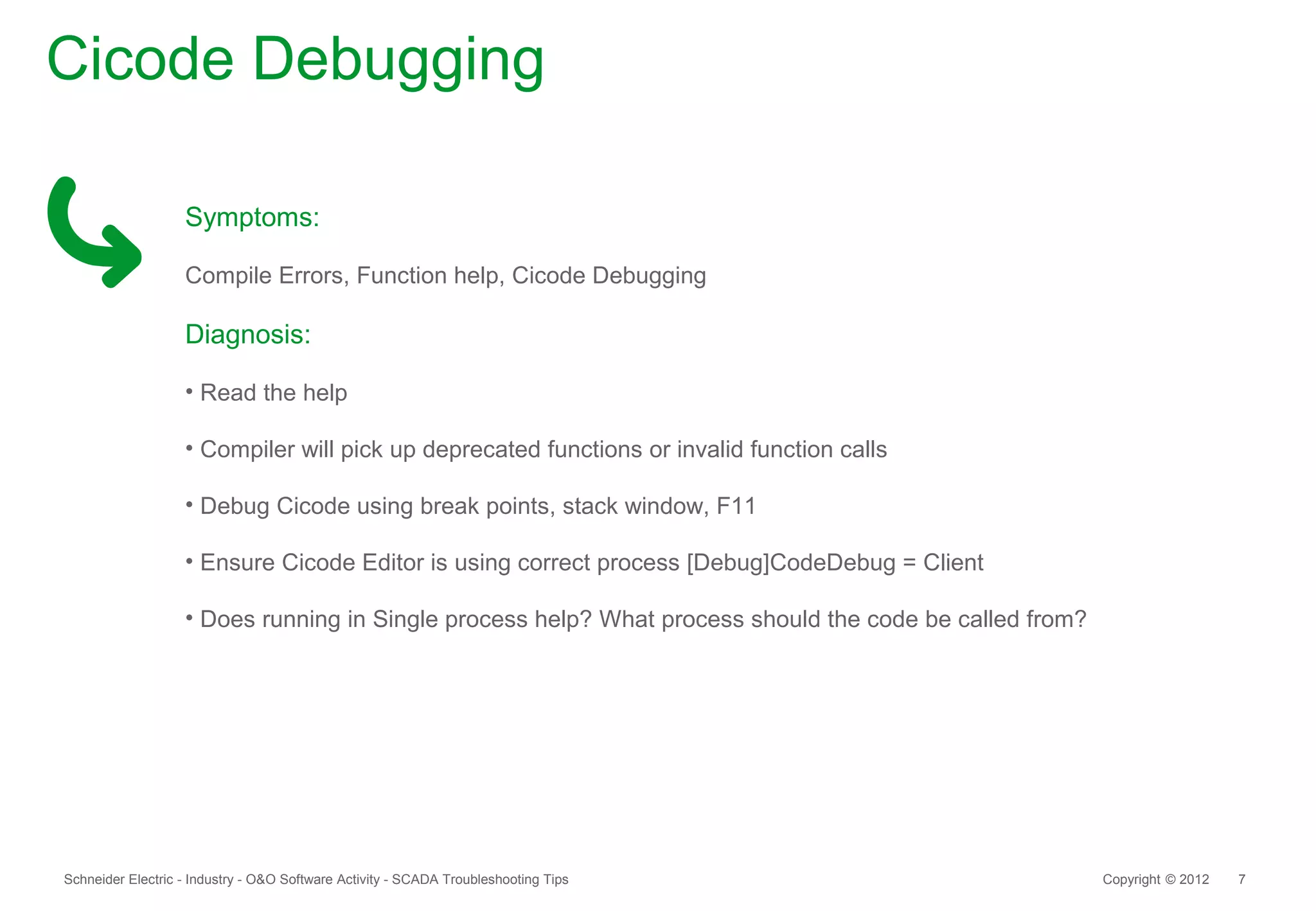 Schneider Electric Scada Global Support Provides Troubleshooting and Technical Tips | PPT
