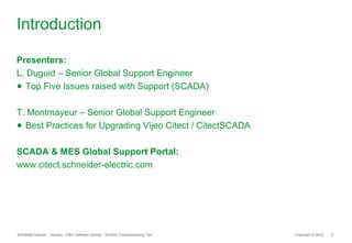 Schneider Electric Scada Global Support Provides Troubleshooting and ...