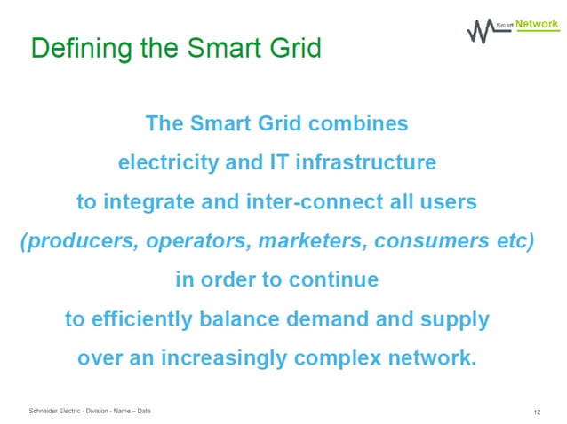 Schneider electric smart grid | PPT