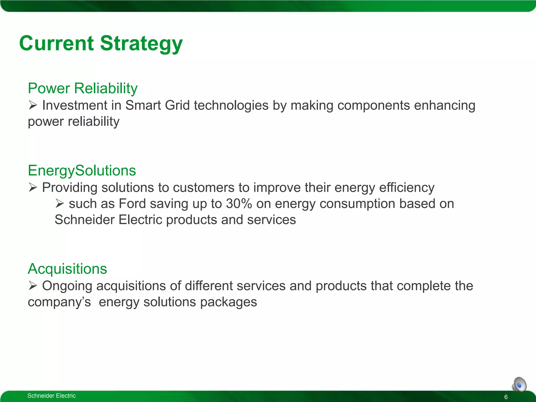Schneider electric strategy presentation | PPTX