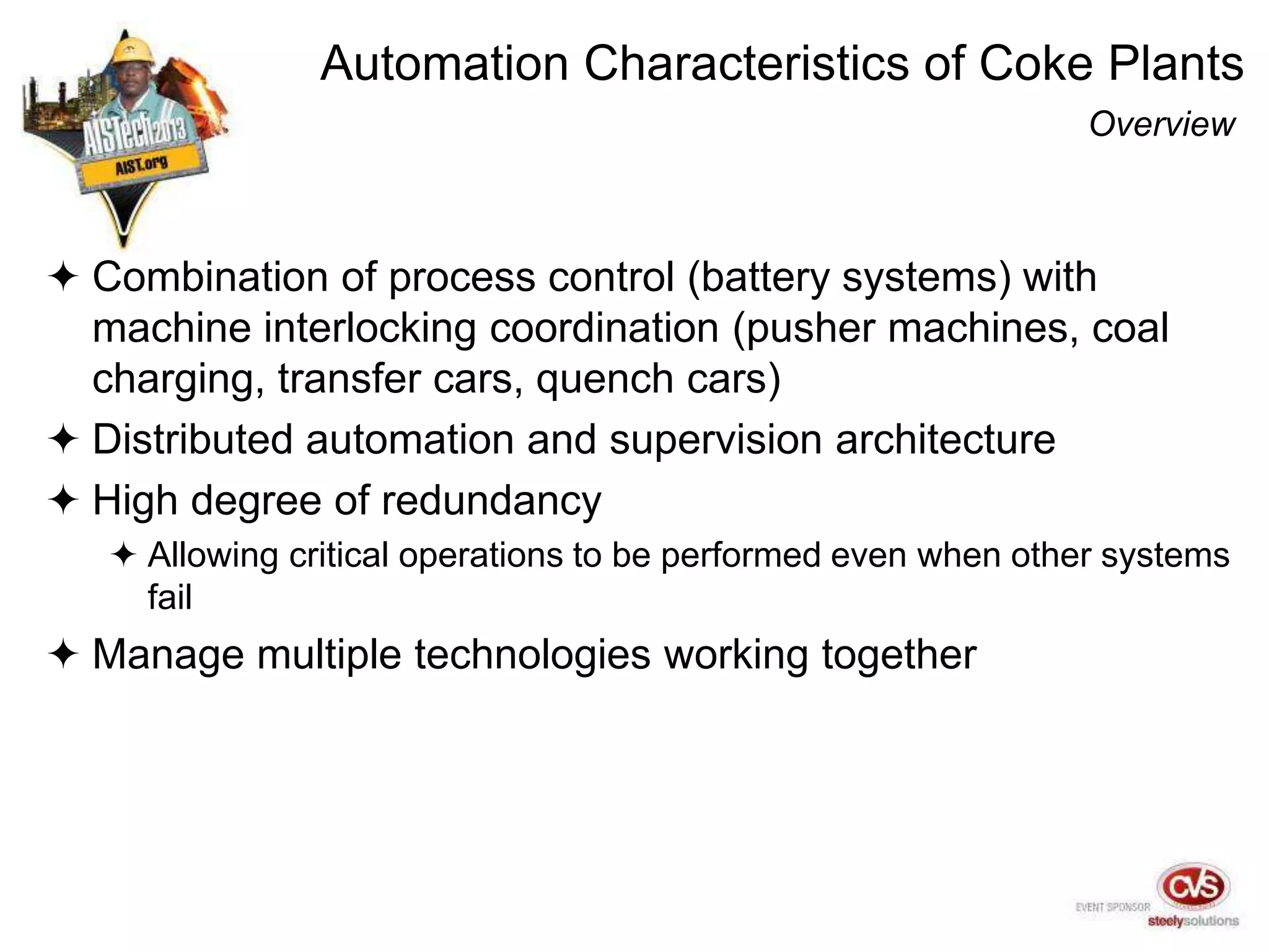 Advanced Supervision System for Coke Plants | PPTX
