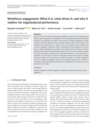 Workforce engagement: What it is, what drives it, and why it matters ...
