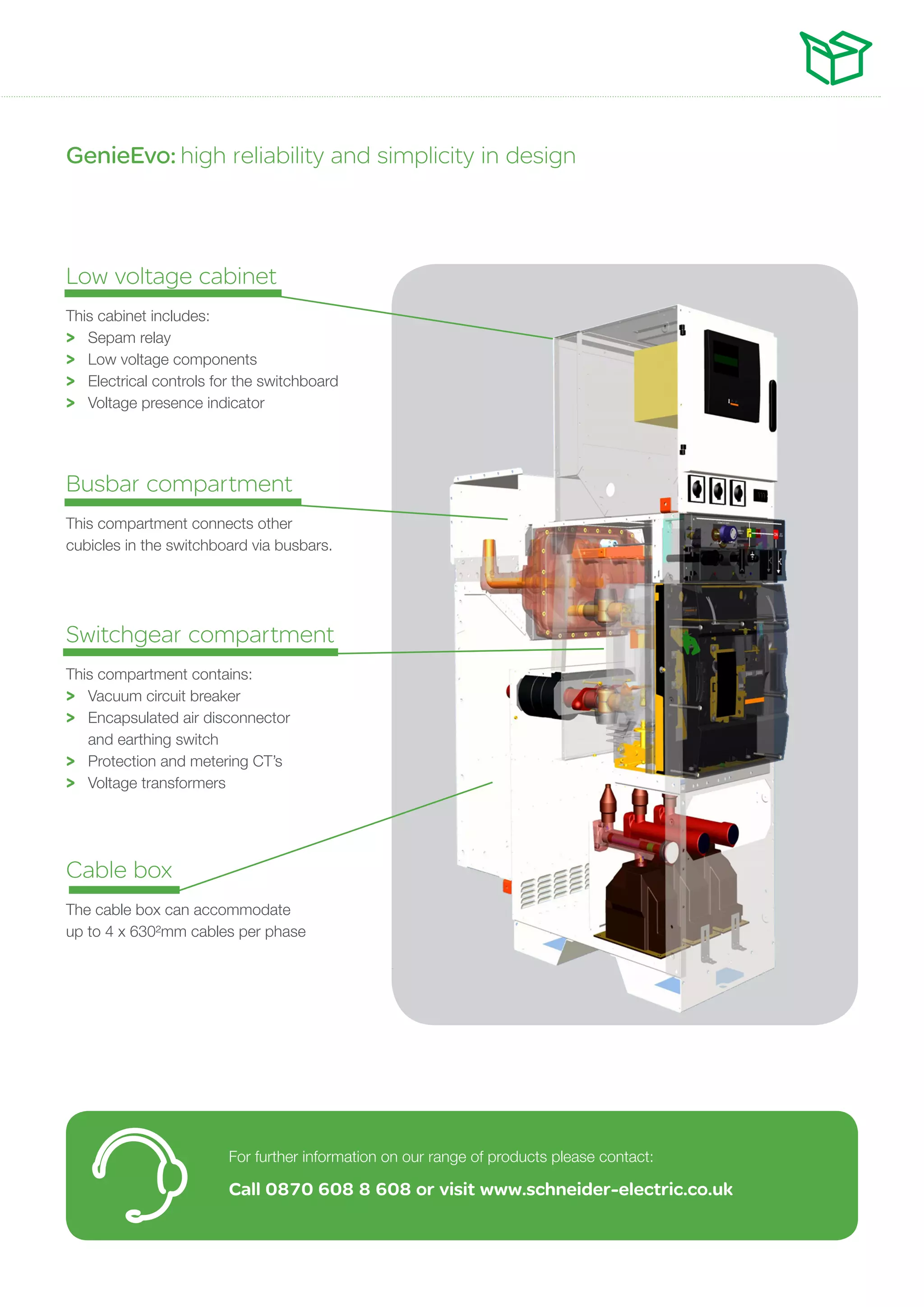 Schneider GenieEvo MV Modular Switchboard (13.8kV) | PDF