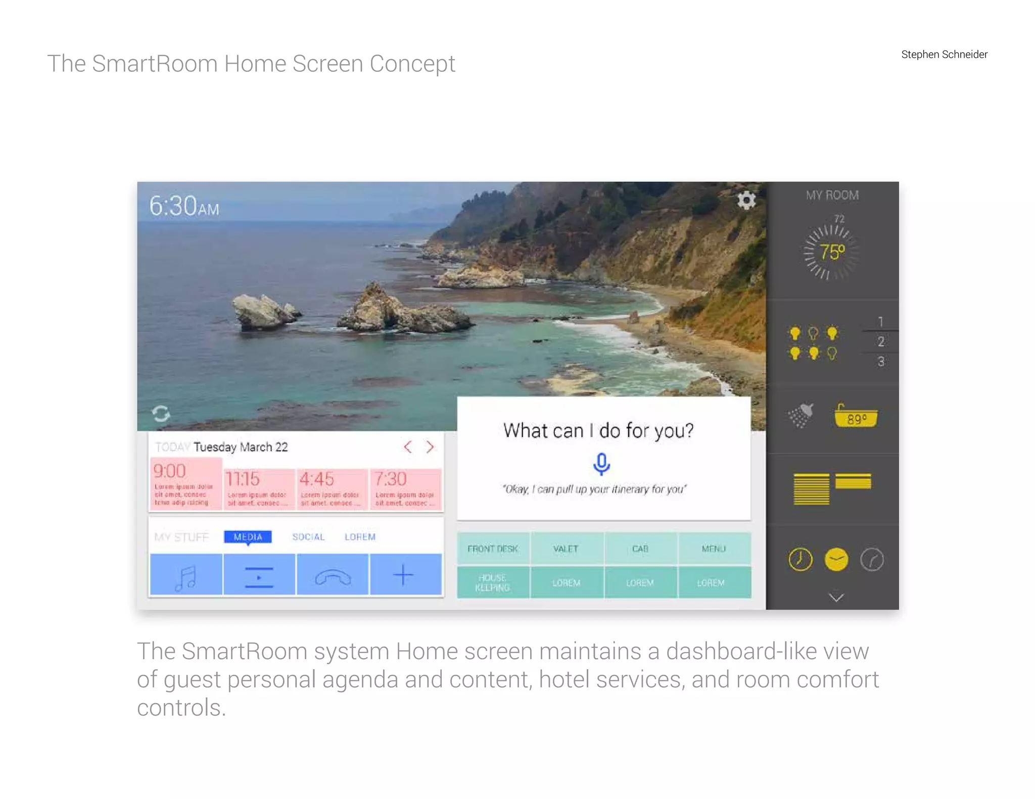 Hotel SmartRoom Design Concept | PPT
