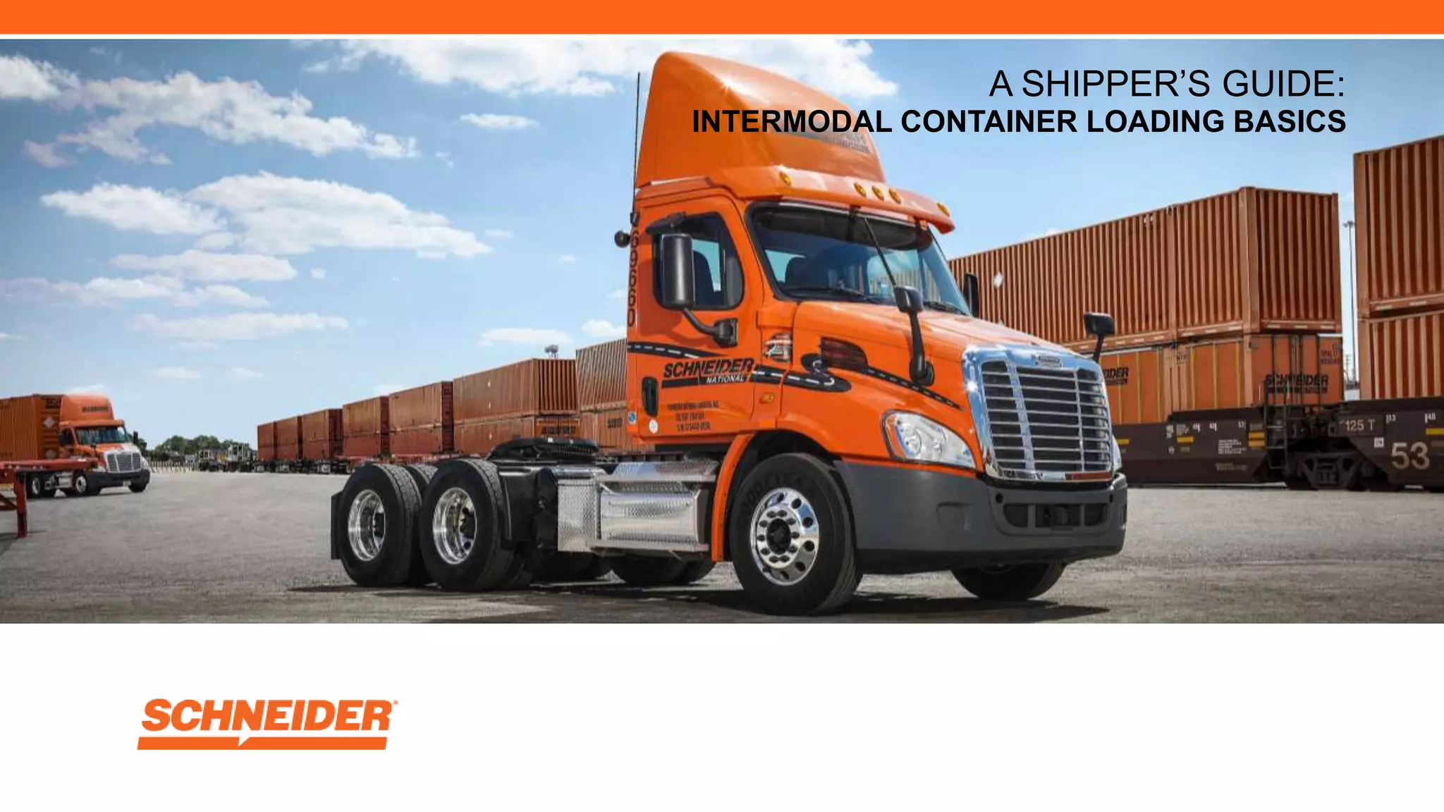 Schneider intermodal loading basics 2019 | PPTX