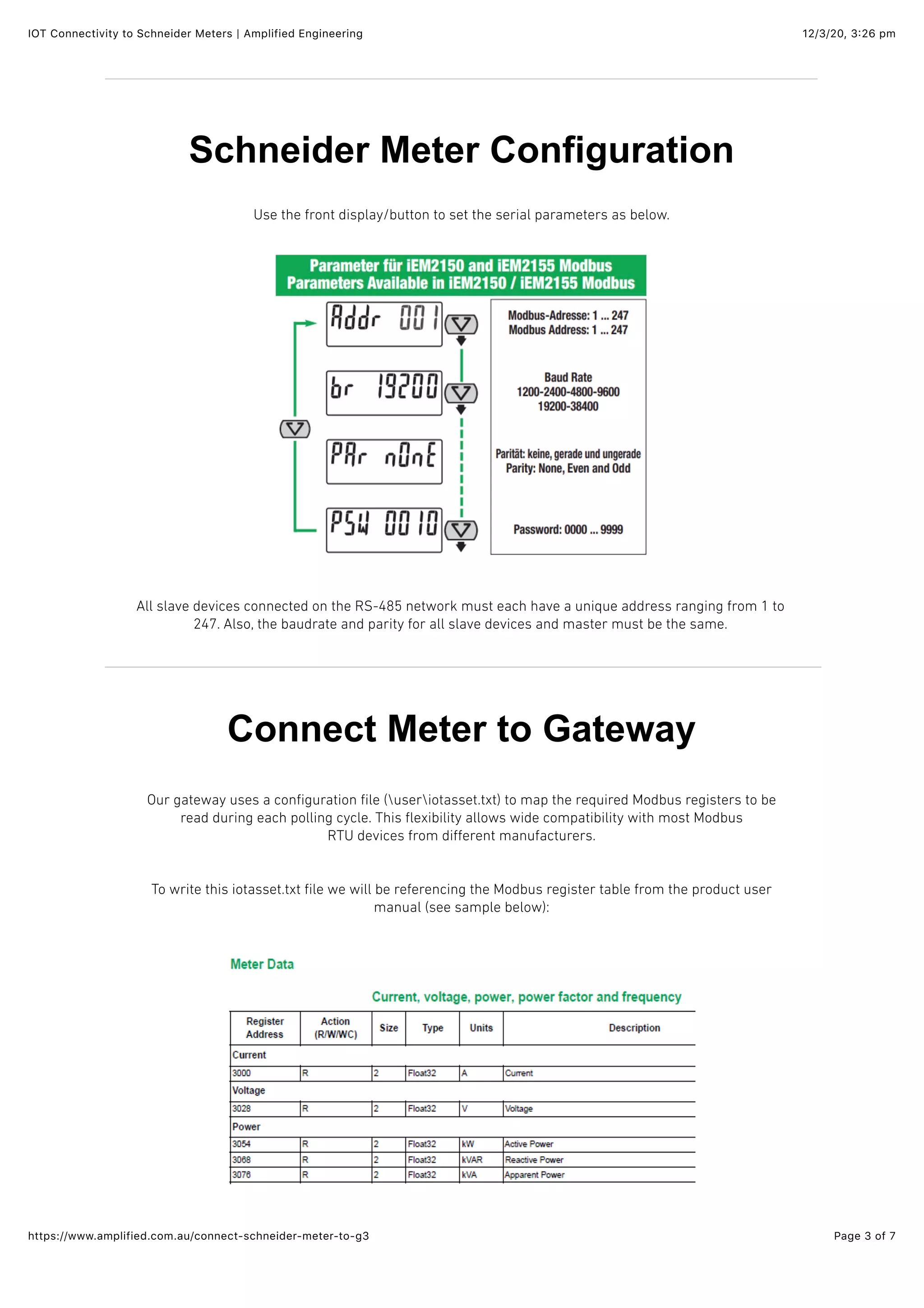 Connecting Schneider Modbus Meter To Iot Backend Using Gateway Ubidots