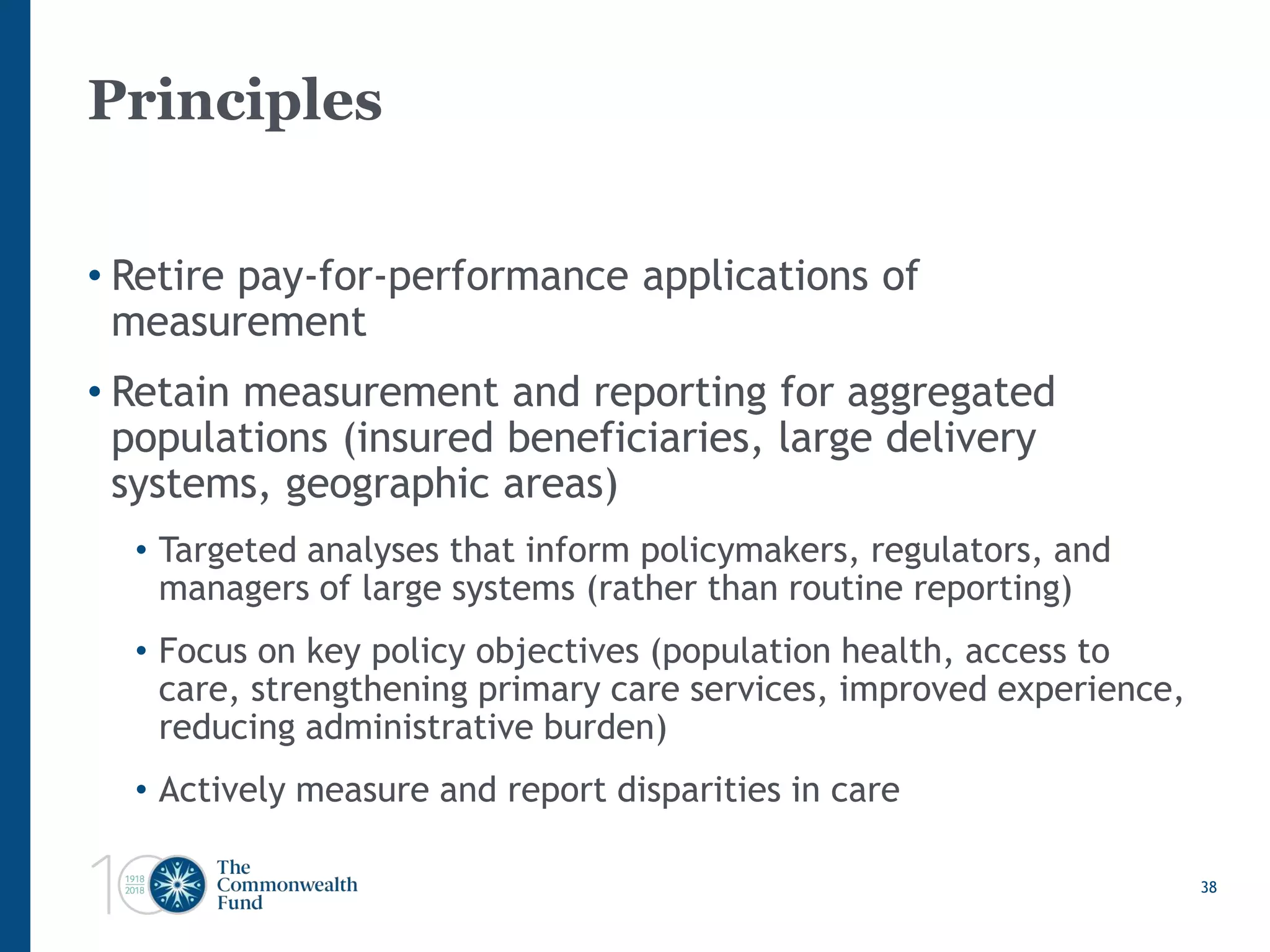The Mis-measure of Health Care: Can Measurement, Improvement, and Cost ...