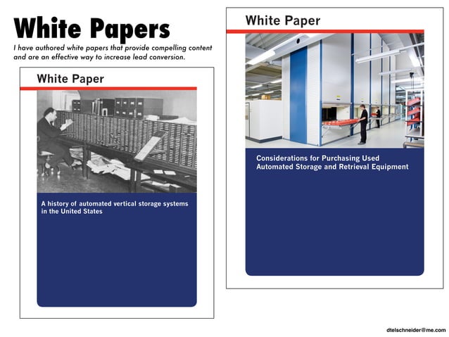 David Schneider Portfolio 2010 2015 | PPT