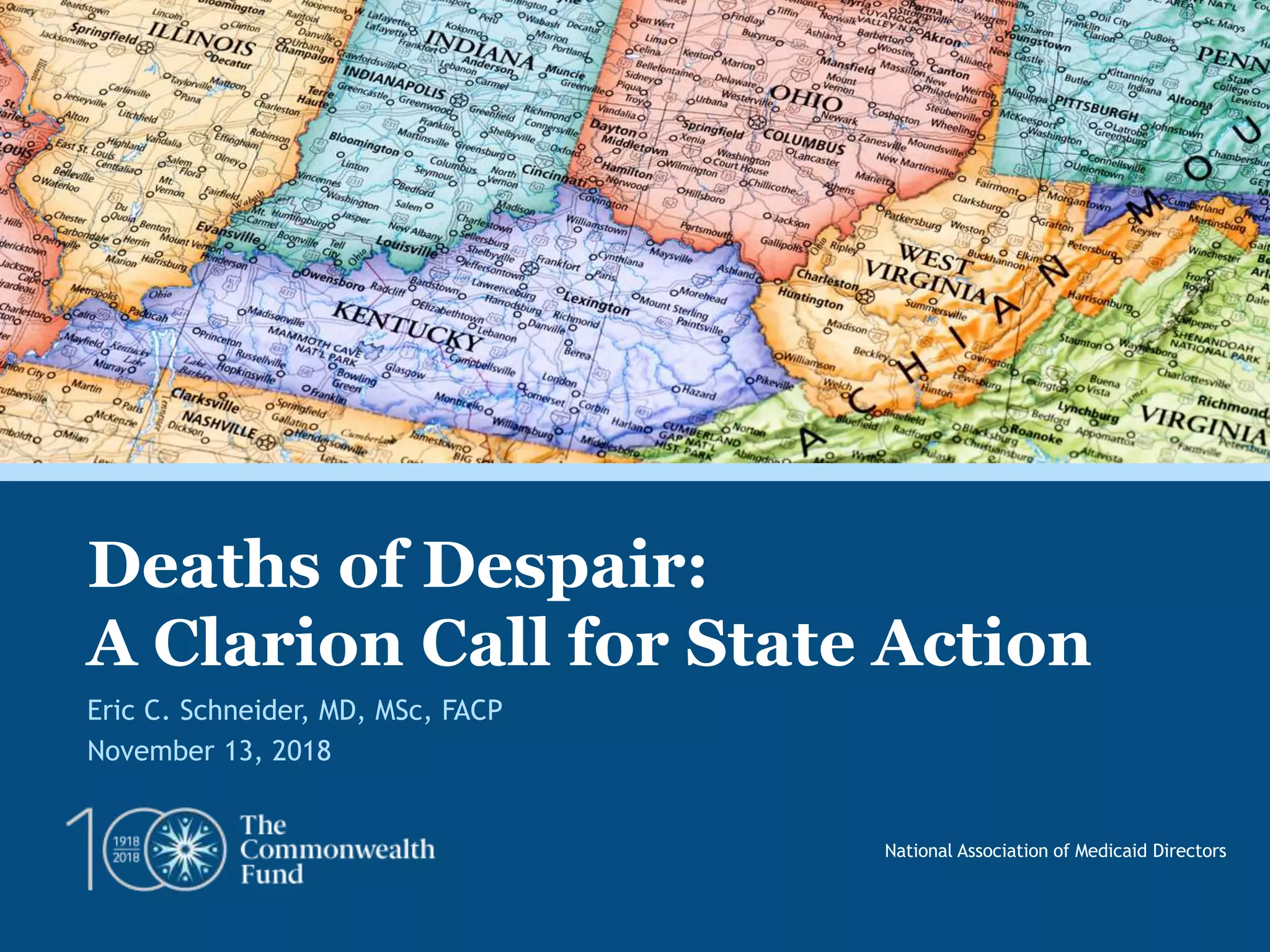 Deaths of Despair: A Clarion Call for State Action | PPTX