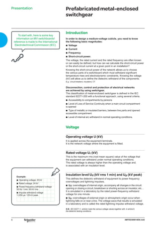 Schneider Technical Guide - Medium Voltage Equipment Designers | PDF