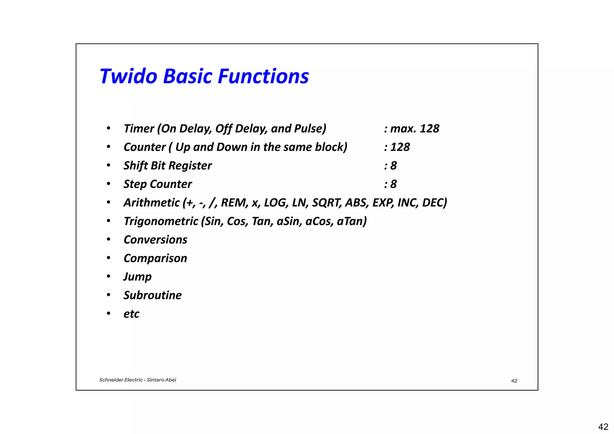 Schneider twido suite training | PDF