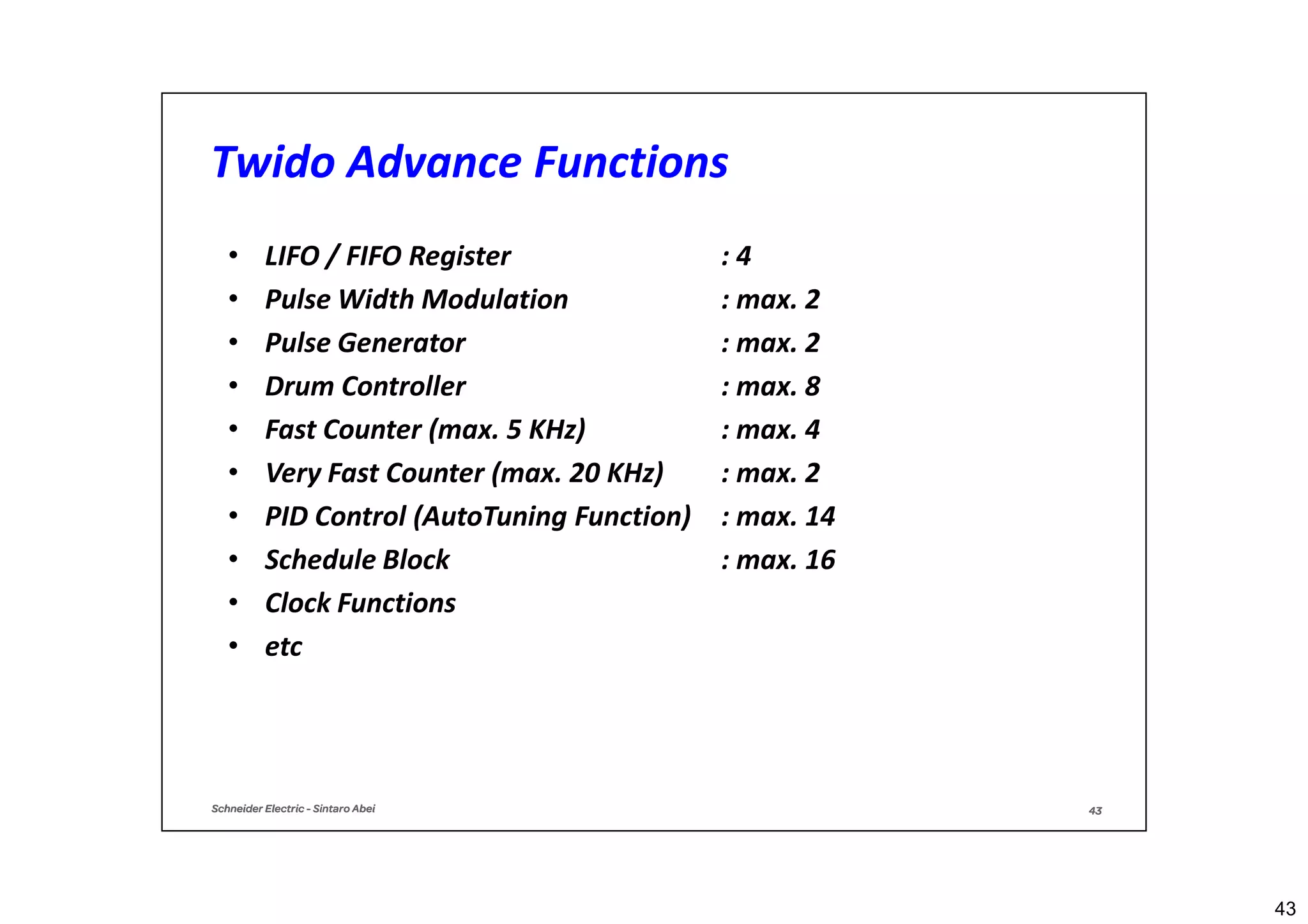 Schneider twido suite training | PDF