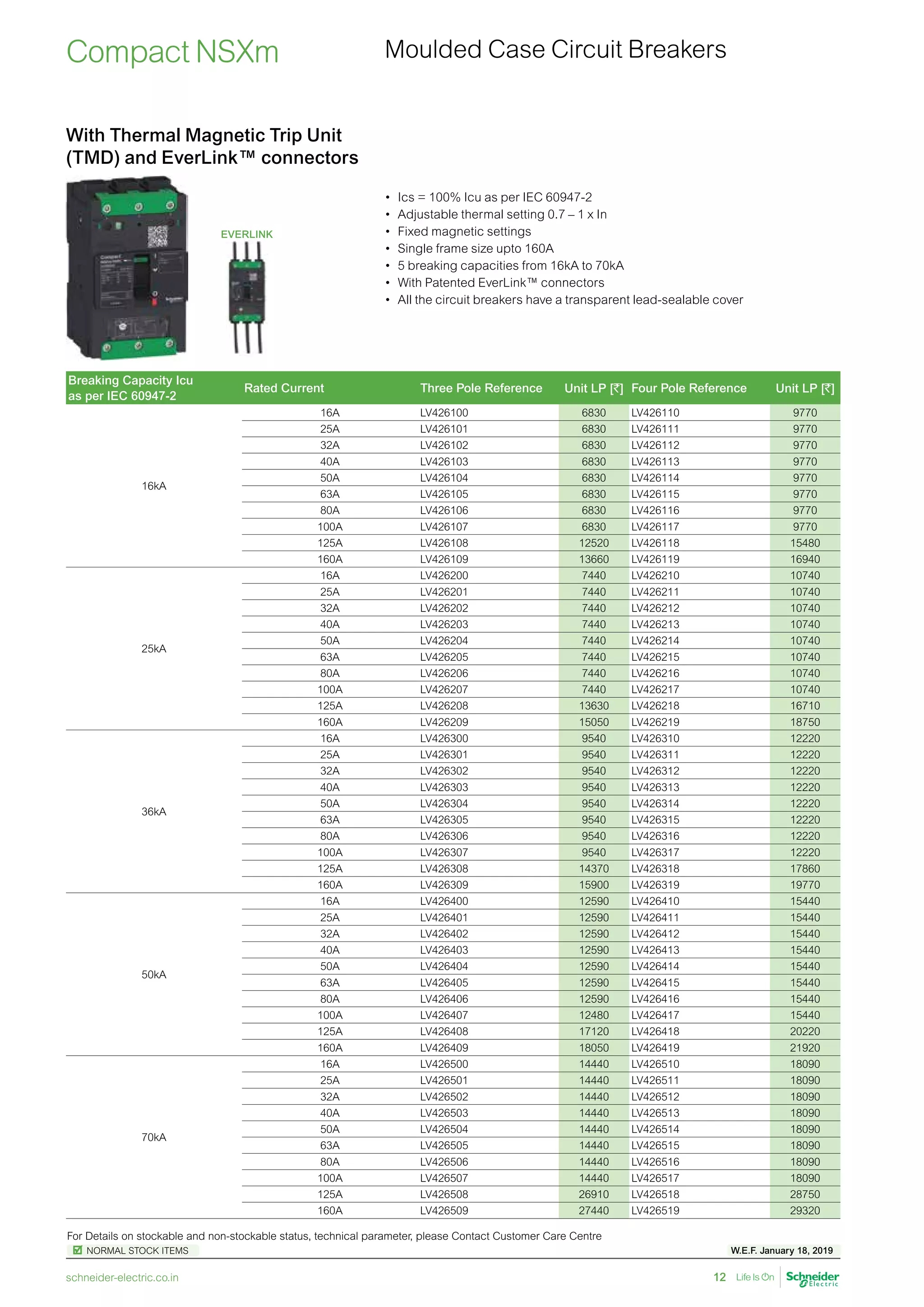 Schnieder mccb li st | PDF