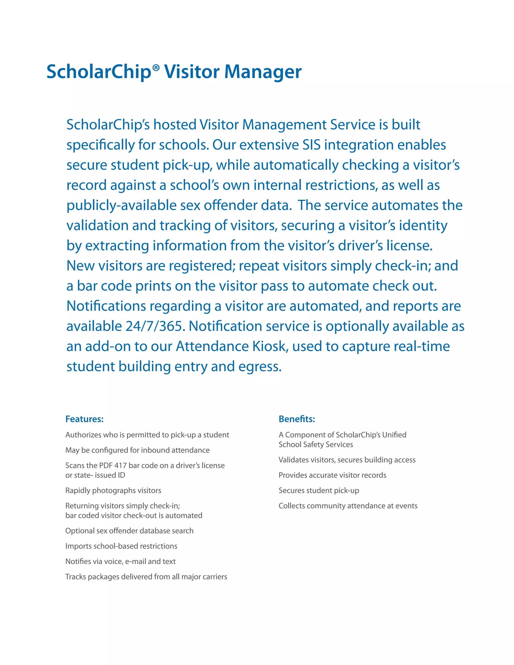 ScholarChip visitor_manager | PDF