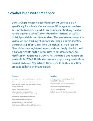 ScholarChip visitor_manager | PDF