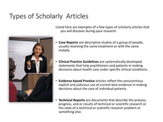 Anatomy of a Scholarly Journal Article | PPT