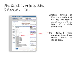 Anatomy of a Scholarly Journal Article | PPT