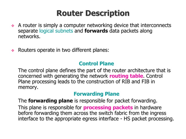 Juniper Networks Router Architecture | PPTX