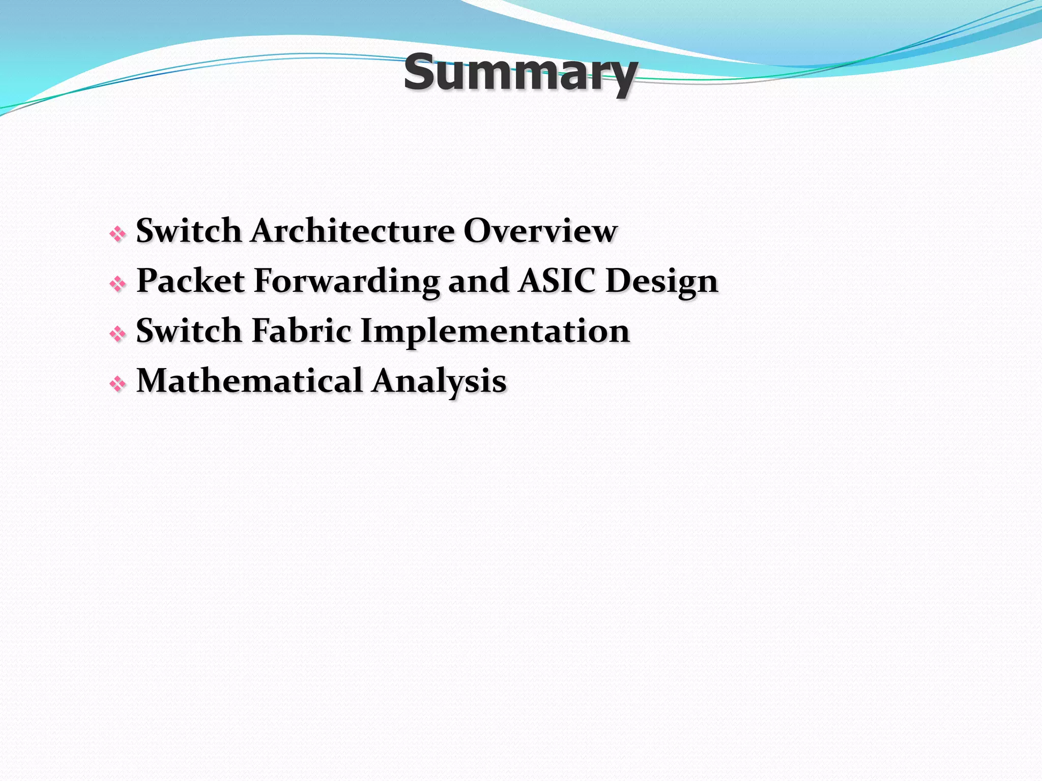 Multi-Stage Clos Networks in Router Architecture | PPTX