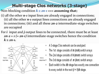 Multi-Stage Clos Networks in Router Architecture | PPTX