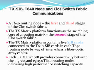 Multi-Stage Clos Networks in Router Architecture | PPTX