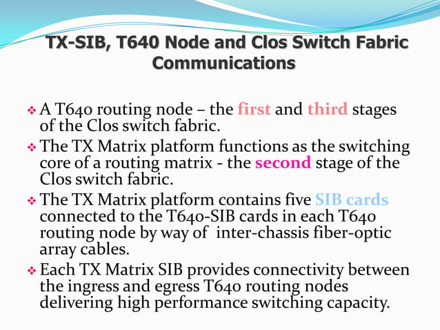 Multi Stage Clos Networks In Router Architecture Ppt