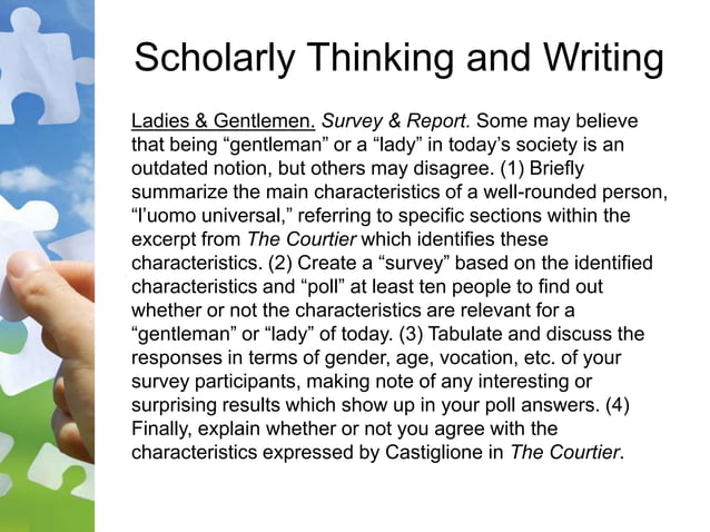 Scholarly writing presentation | PPT
