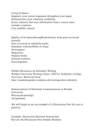 Scholar PractitionersAPA, Library Skills, Scholarly Writing.docx ...
