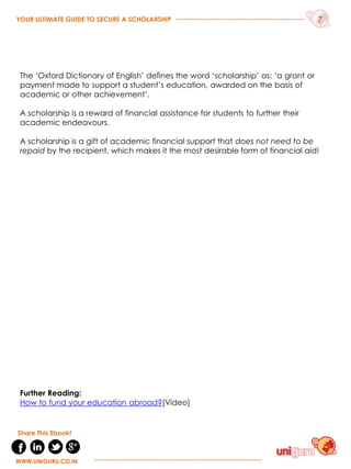 Scholarship guide | PDF