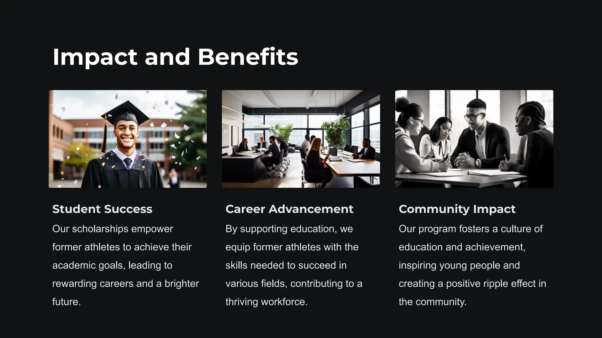 Scholarship Pitch Deck Template by viktor the pitcherman | PDF