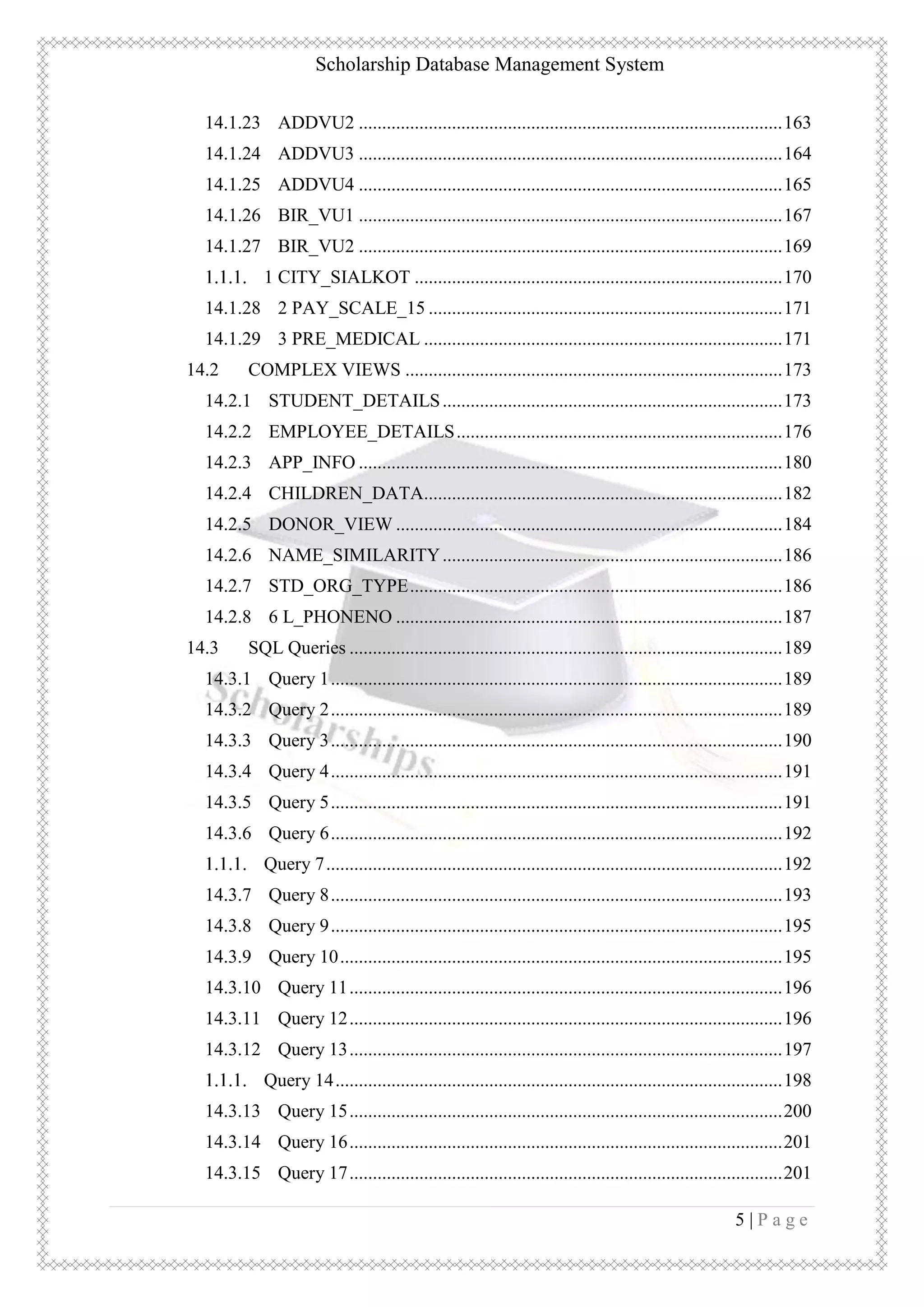 Scholarship Database Management System | PDF