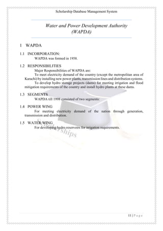Scholarship Database Management System | PDF