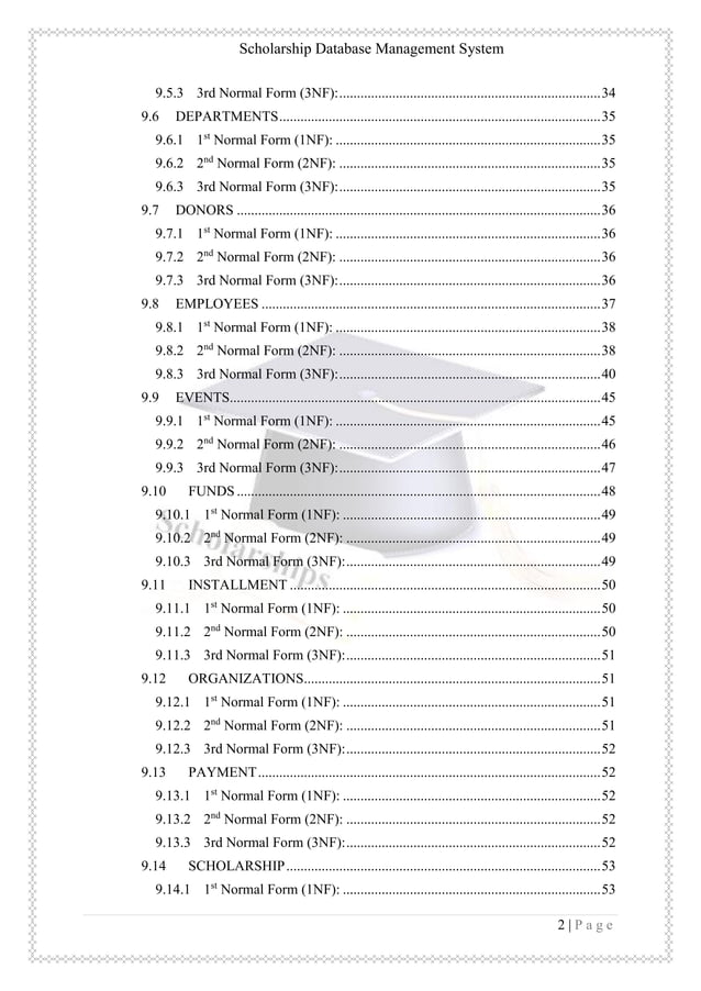 Scholarship Database Management System | PDF