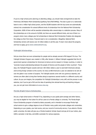 Scholarship Essay One | DOC