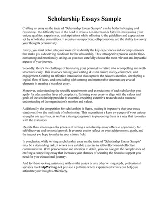 Scholarship Essays Sample.pdf