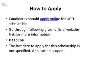 Scholarship in Ireland at UCD 2023.pptx