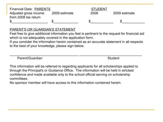 Scholarship Power Point | PPT