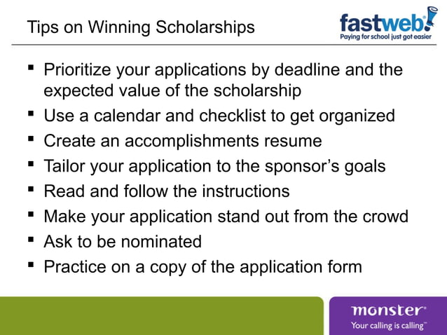 Scholarships | PPT