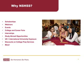 NSHSS (National Society of High School Scholars) - Scholarship Tips | PPT