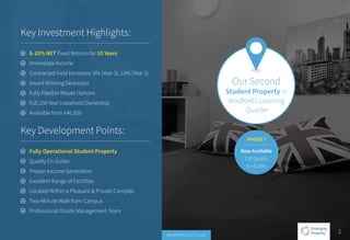 Scholar's village student property investor report | PDF